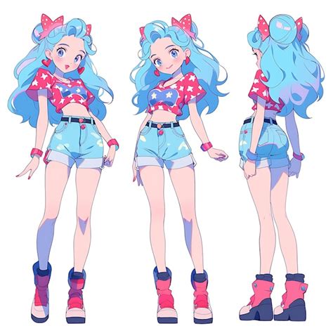 Чиби Кавайи Манга Акварель Искусство Милые персонажи Чиби в аниме Поза Боди Скетч Искусства