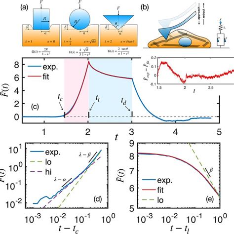 Force Curves A Contact Geometry Of Common Axi Symmetric Indenters Download Scientific