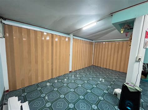 อัพเดทผลงานติดตั้ง 🔨 ฉากกั้นห้อง ฉากกั้นแอร์ Pvc 💢รูปแบบ ฉากทึบ สีน้ำตาลลายไม้ 4 ชุด กั้นห้อง