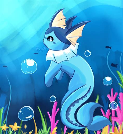 Fishe Vaporeon Fanart By Glacytale On Deviantart