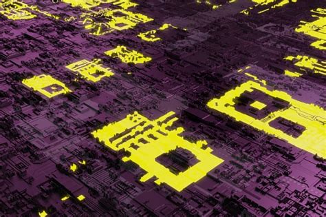 마더보드 시스템 칩의 네온 글로우 요소 미래 회로 기판배경 컴퓨터 기술과 인터넷의 개념 3d 렌더링의 그림 0명에 대한 스톡 사진 및 기타 이미지 Istock