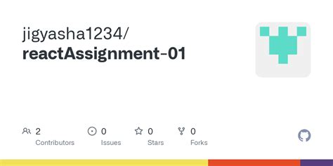 Github Jigyasha1234 Reactassignment 01