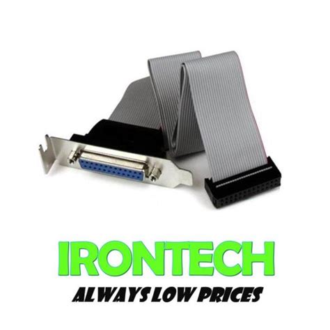 25pin Parallel Lpt Printer To Motherboard 25 Pin Female Cable Bracket