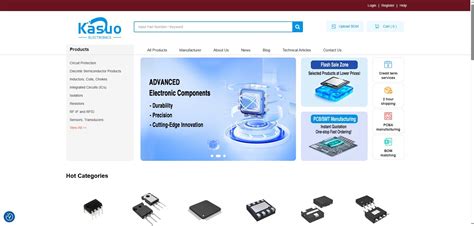 Kasuo Electronics Launches Online Store For Global Component Access