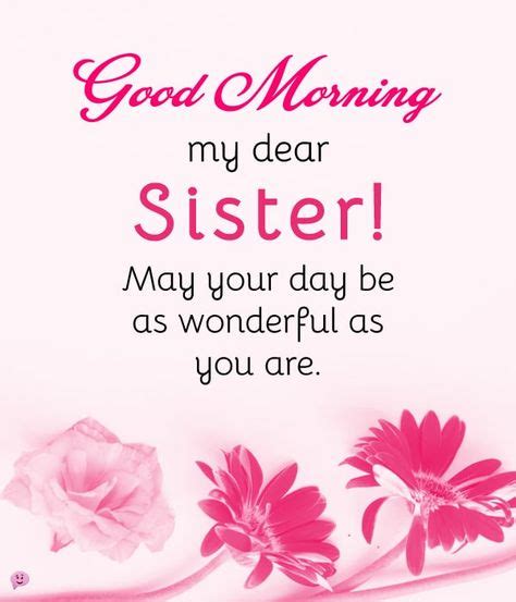 Good Morning Sister Images