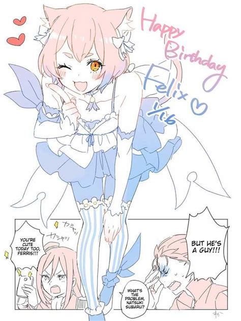 Rezero Imgur Re Zero Felix Re Zero Reinhard Felix Argyle Drawing