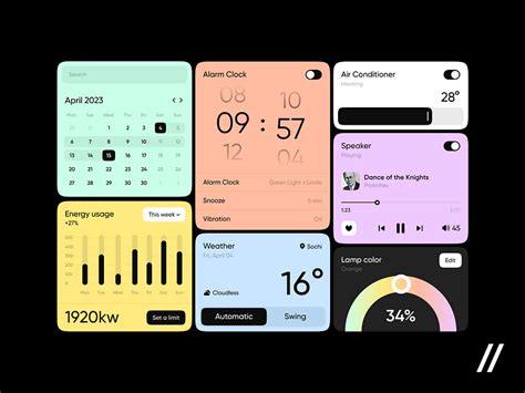 Smart Home Widgets By Purrweb Uiux Agency On Dribbble