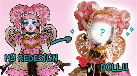 Turning My Redesign Into A Doll Monster High Cupid Asteria Custom