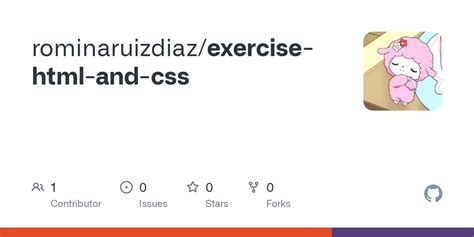 Github Rominaruizdiazexercise Html And Css