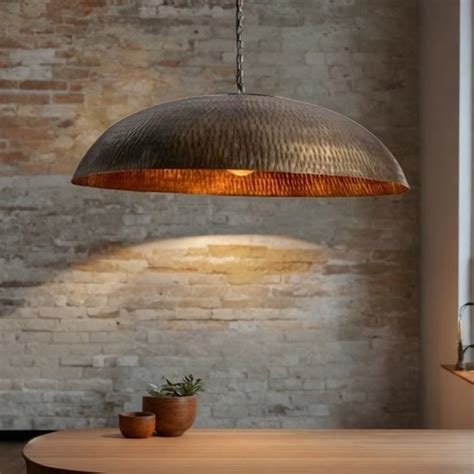 Antique Hammered Pendant Light Dome Ceiling Light Hanging Light