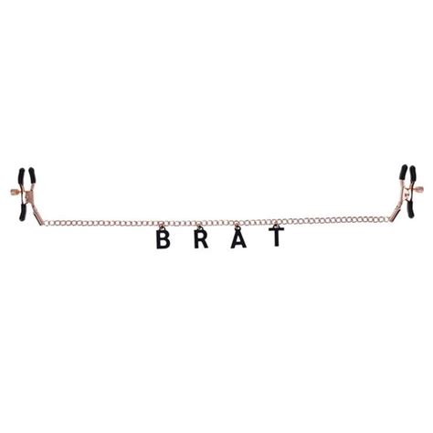Cb X Sex And Mischief Brat Charmed Nipple Clamps Rose Gold