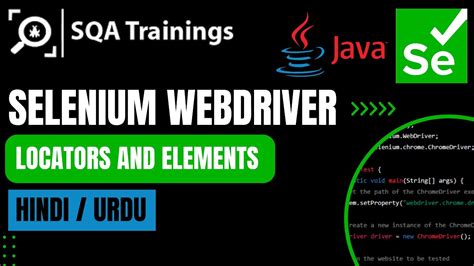 Selenium Webdriver With Java Locators And Elements In Hindiurdu Youtube