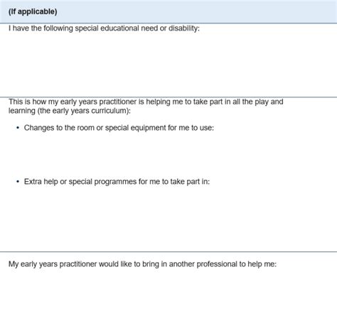 Example Format For The Progress Check At Age Two Foundation Years