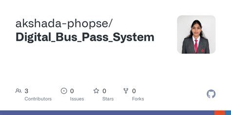 Github Akshada Phopsedigitalbuspasssystem