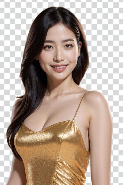 Premium PSD Psd Asian Sex Woman On Transparent Background