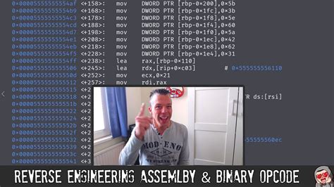 Ed95 Reverse Engineering Assembly And Binary Opcodes Youtube