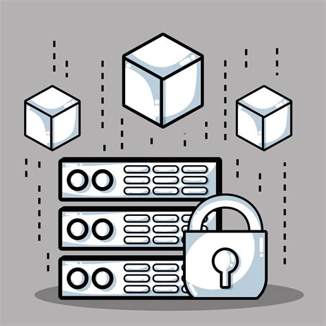 Blockchain Cubes Digital Security Technology 635289 Vector Art At Vecteezy