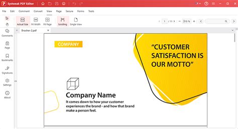View PDF Files Using Systweak PDF Editor