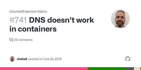 Dns Doesnt Work In Containers · Issue 741 · Microsoftservice Fabric