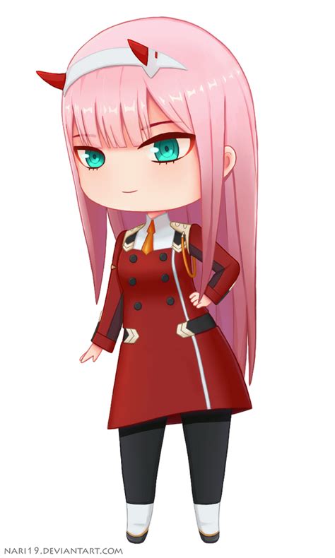 Zero Two Chibi By Nari19 On Deviantart