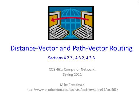 PPT Distance Vector And Path Vector Routing Sections 4 2 2 4 3 2 4 3 3 PowerPoint