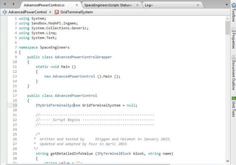 Using Monodevelop To Write Scripts For Spaceengineers Rspaceengineers