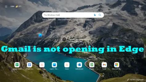 Gmail Is Not Opening In Edge Fix