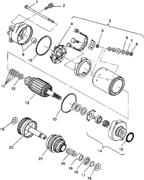 North West Motorcycles Slt 1994 Starting Motor Assembly Slt 750 B944170