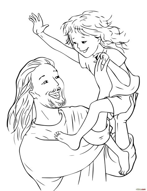 صورة للتلوين الرب يسوع يحتضن الانسان منتدى الفرح المسيحى