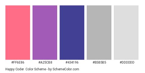 Happy Coder Color Scheme Blue