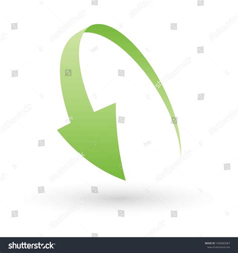 Loop Circle Arrow Icon Around Sphere Images Stock Photos Vectors Shutterstock