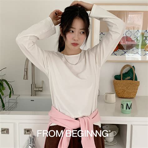 프롬비기닝 Made 컴팩트 베이직라운드티 4color