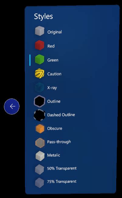 guides hololens 앱에서 스타일을 사용하여 홀로그램에 강조 표시 dynamics 365 mixed reality