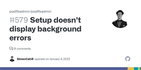 Setup Doesnt Display Background Errors · Issue 579 · Postfixadminpostfixadmin · Github