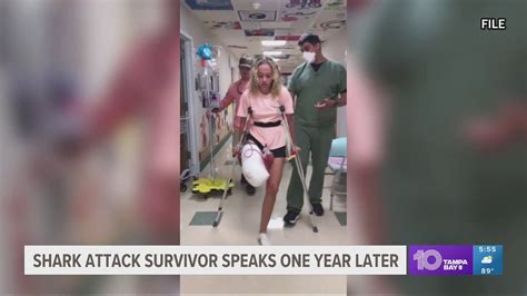 Shark Attack Survivor Speaks A Year After Losing Her Leg