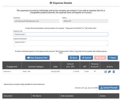 Expenses User Guide Delete Expense Entry ZotaBooks Knowledge Base