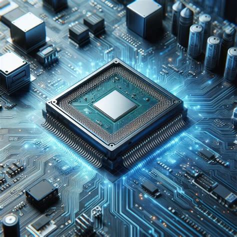 Premium Photo Computing Processor Cpu Microchip And Electronic