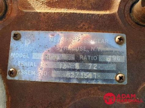 Chevy 205 Transfer Case Adam Marshall Land And Auction Llc