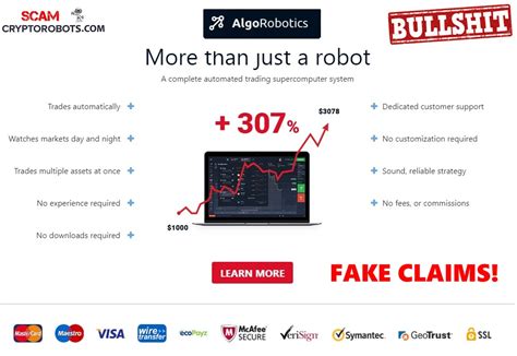 algo robotics review filthy forex scam scam crypto robots