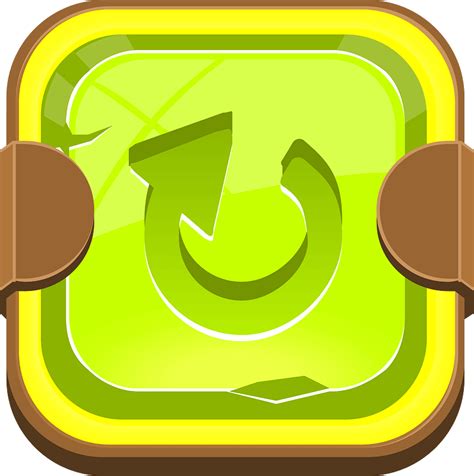 Rounded Light Green Redo Button Free Vector Icons On