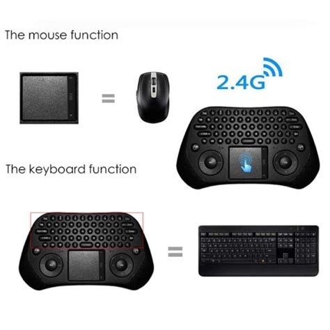 Promo Measy Mini Keyboard Mouse Touchpad Joystick Gamepad Shape Design Diskon 23 Di Seller
