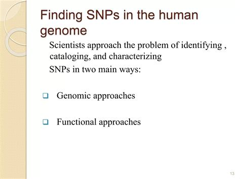 Single Nucleotide Polymorphism Pptx