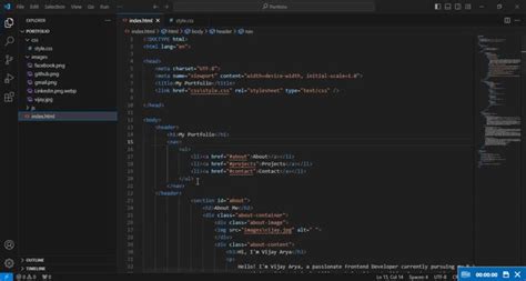 Vijay Arya On Linkedin Codsoft Internship Webdevelopment Portfolio