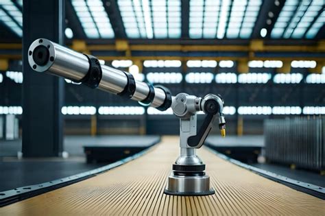 Premium Photo Robot Arm Cnc Automation Handling System For Industrial Manufacturing