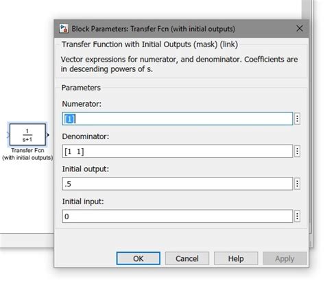 Is There A Transfer Function Simulink Model In Model Composer