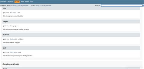 Solved Method Summarypublic Class Book Extends Object