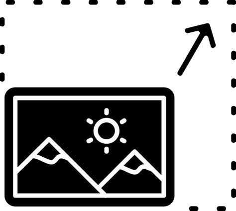 Resize Glyph Icon Vector Art At Vecteezy