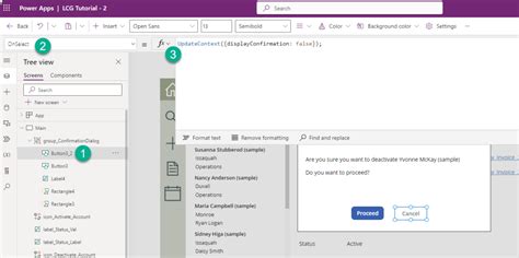 Power Apps How To Create A Confirmation Dialog Lowcodego
