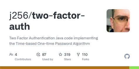 Github J256two Factor Auth Two Factor Authentication Java Code