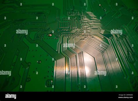 Technology Background With Circuit Board Electronic Computer Hardware
